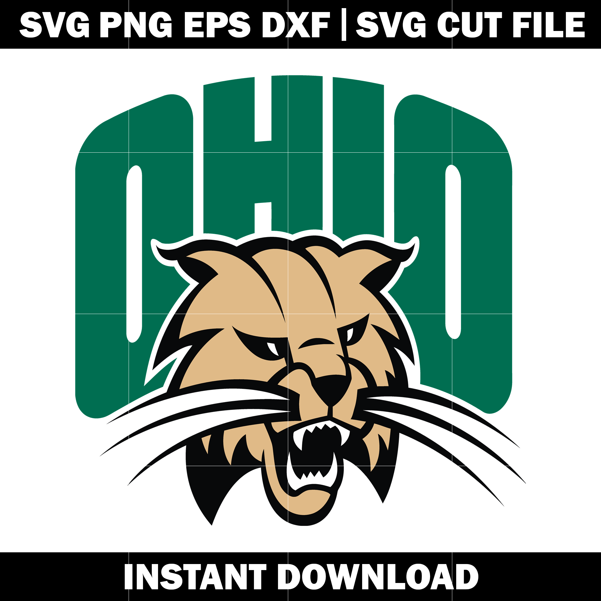 Ohio University Logo svg, Ncaa png, Logo Sport svg, logo shi | Inspire ...