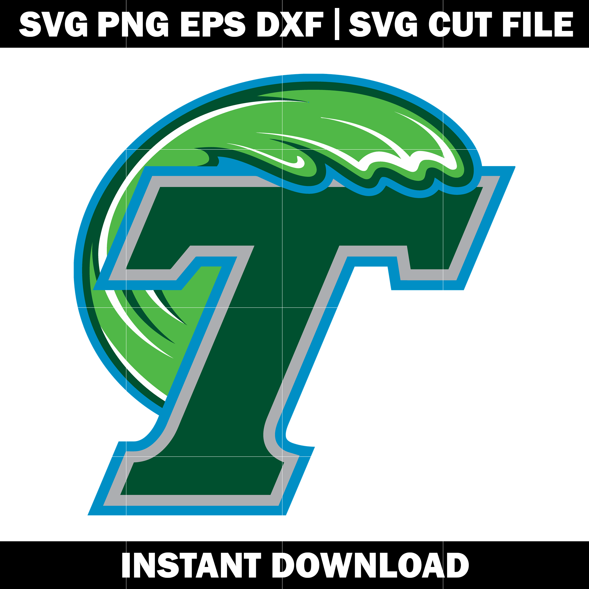 Tulane University logo svg, Ncaa png, Logo Sport svg, logo s - Inspire ...