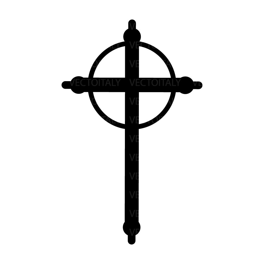 Religious cross illustrated in vector and available in SVG, | Inspire ...