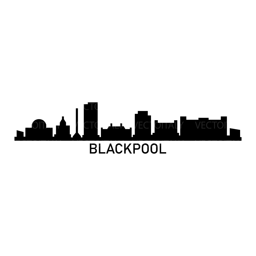 Blackpool skyline illustrated in vector and available in SVG | Inspire ...