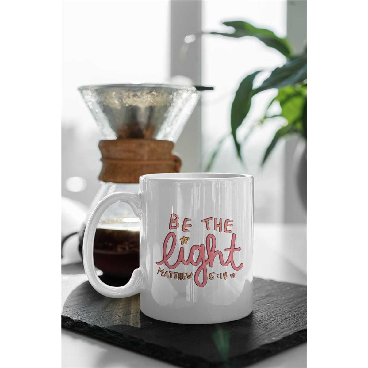 Be The Light Bible Verse Matthew 11 oz Ceramic Mug Gift Birt | Inspire ...