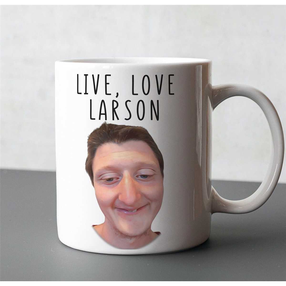 Funny Daniel Larson Coffee Mug - Live, Love, Larson | Inspire Uplift