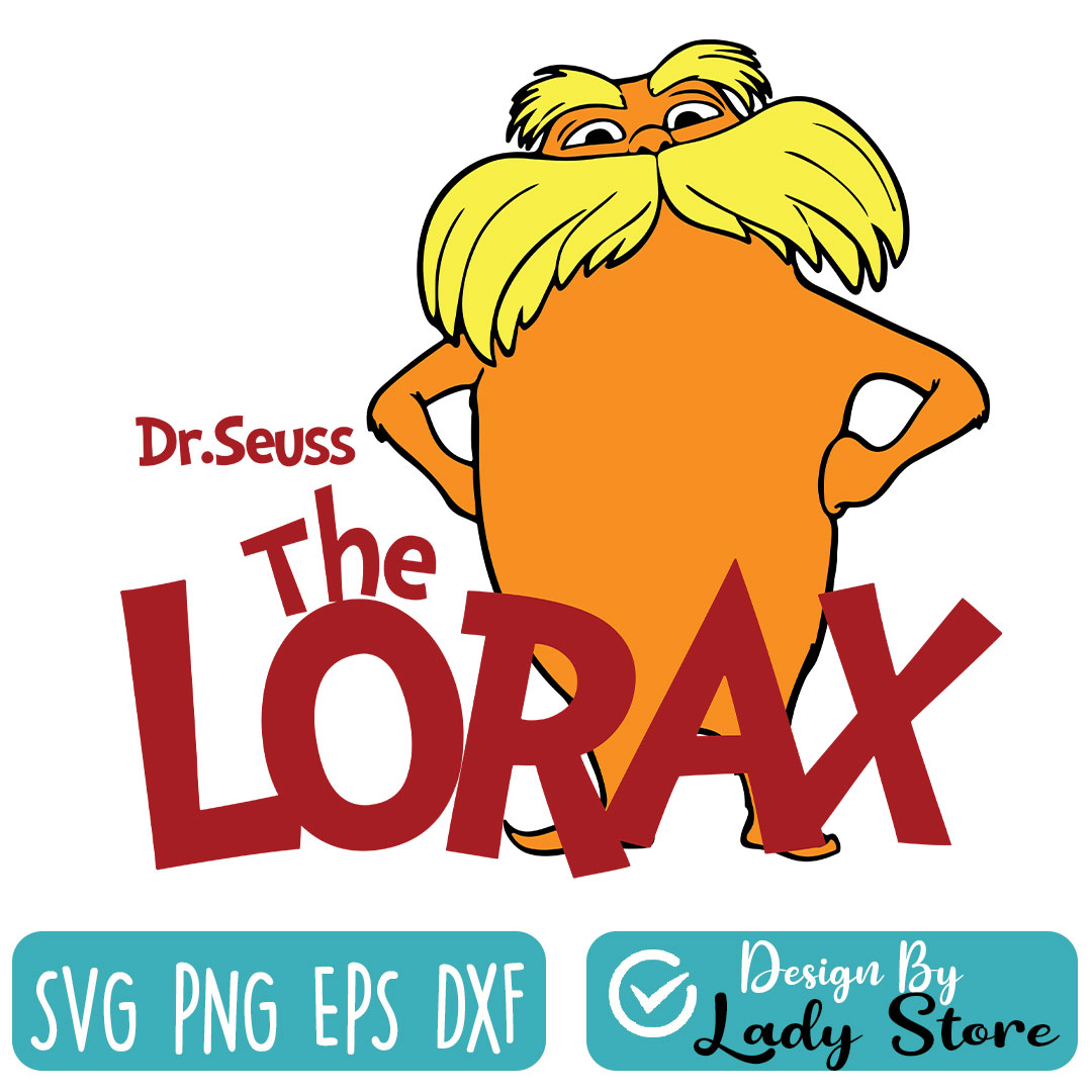 Lorax svg, Lorax head svg, Dr Seuss svg cut file | Inspire Uplift