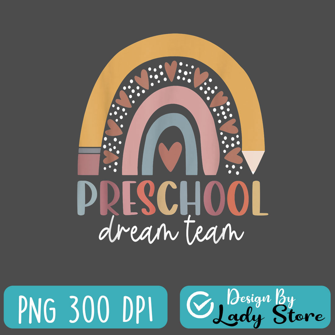 Preschool Dream Team PNG, Leopard Rainbow PNG, Teacher Inspi | Inspire ...