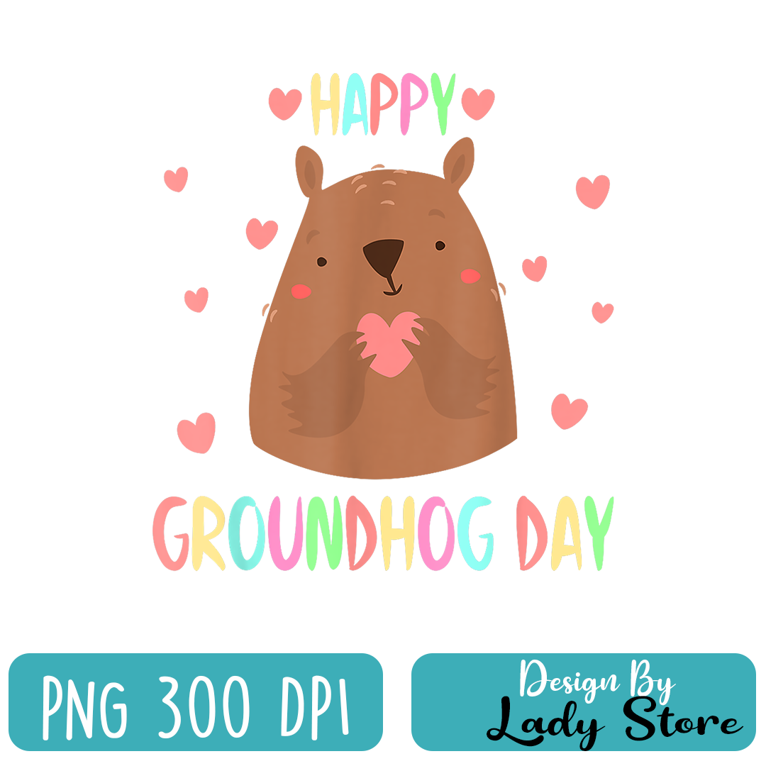 Funny Happy Groundhog Day 2024 PNG, Cute Groundhog PNG,Groun - Inspire ...