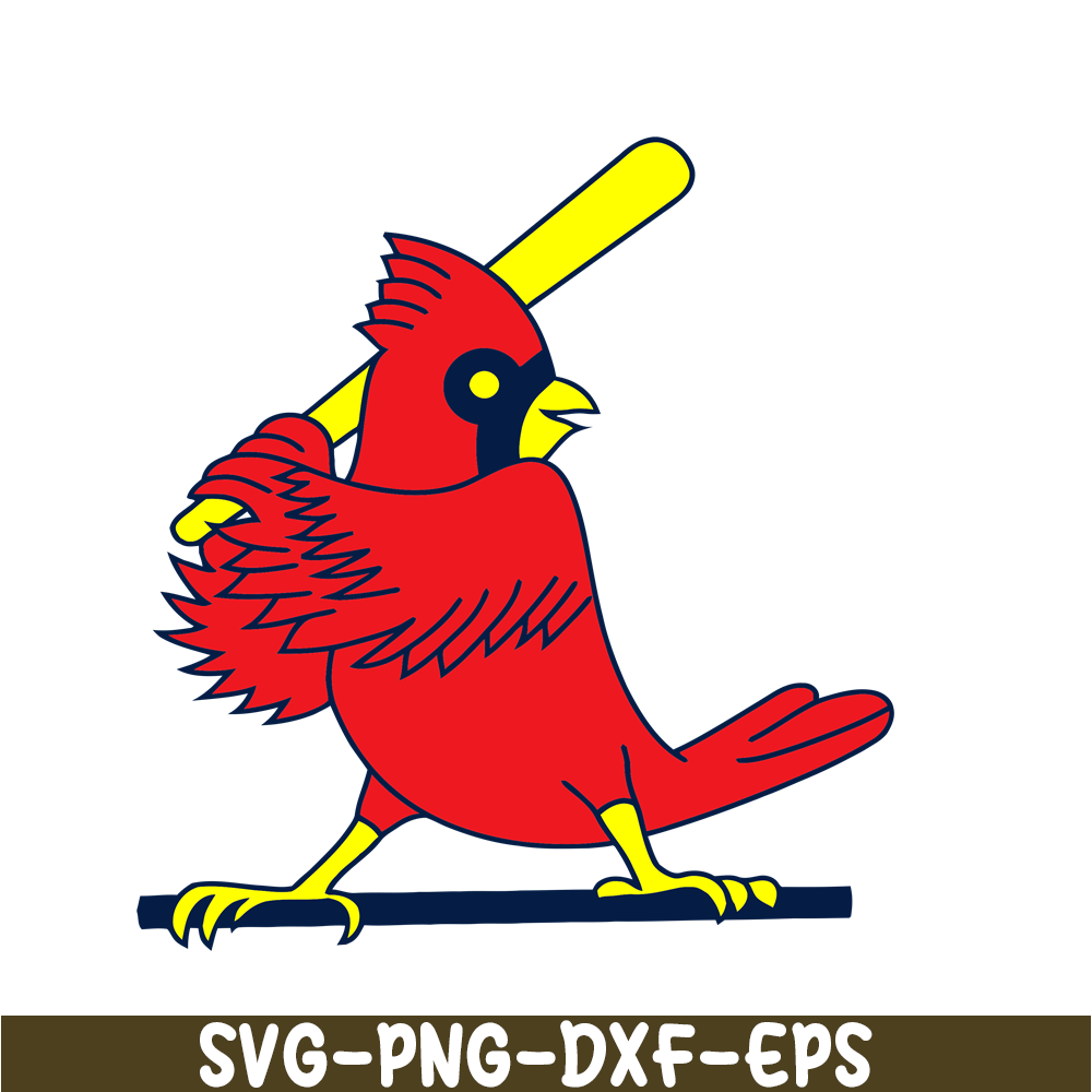 St. Louis Cardinals Red Bird SVG, Major League Baseball SVG, | Inspire ...