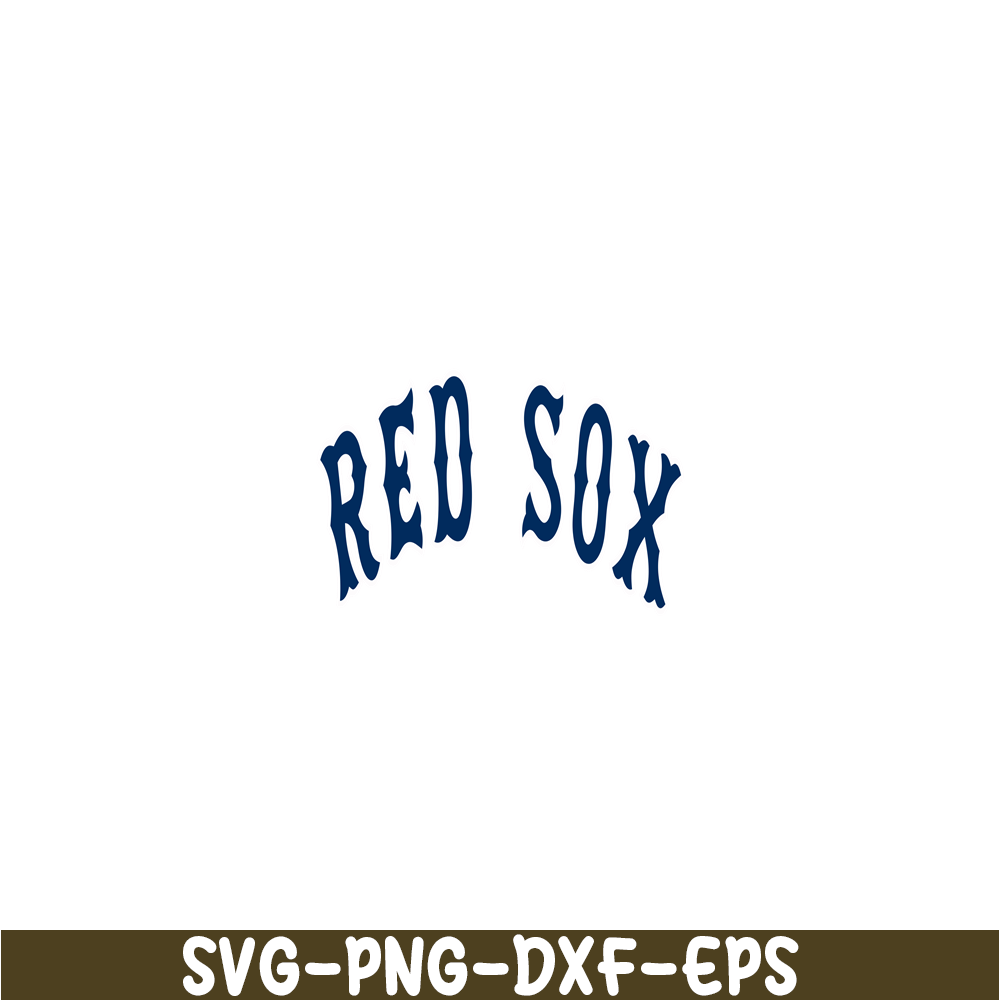 Red Sox Text SVG PNG DXF EPS AI, Major League Baseball SVG, | Inspire ...