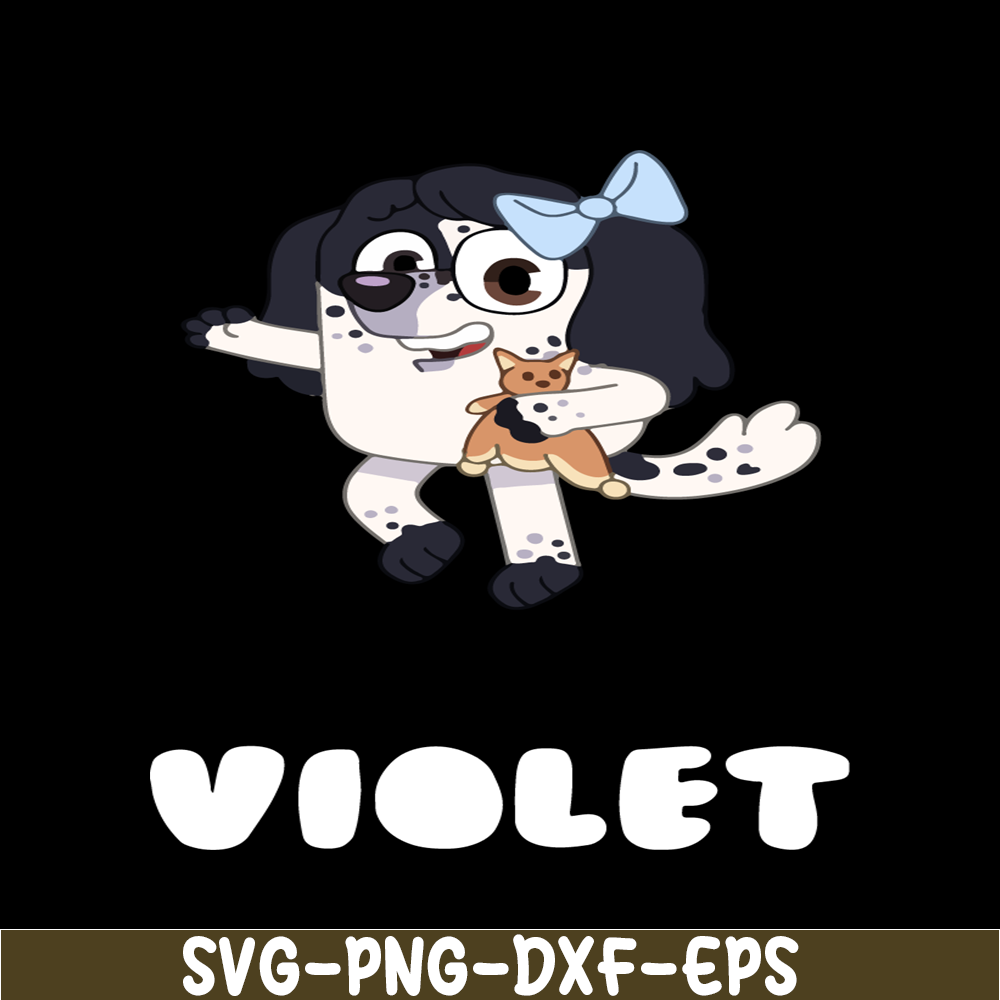 Violet Bluey SVG PNG PDF Bluey Character SVG Bluey Movie SVG | Inspire ...