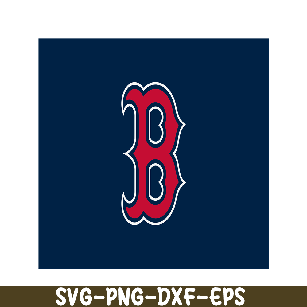 Boston Red Sox The B Flag SVG PNG DXF EPS AI, Major League B - Inspire ...