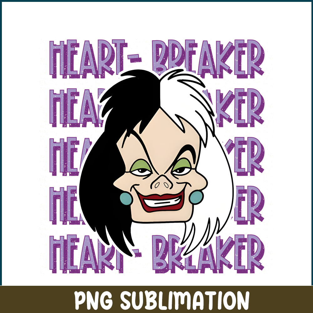 Heart Breaker Cruella PNG - Inspire Uplift
