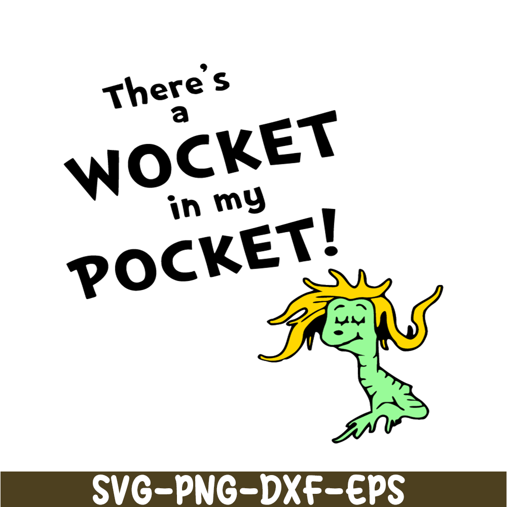 Wocket in my pocket SVG, Dr Seuss SVG, Cat In The Hat SVG DS | Inspire ...