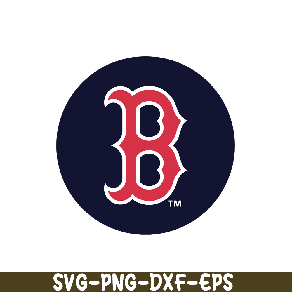 Boston Red Sox B Logo SVG PNG DXF EPS AI, Major League Baseb | Inspire ...