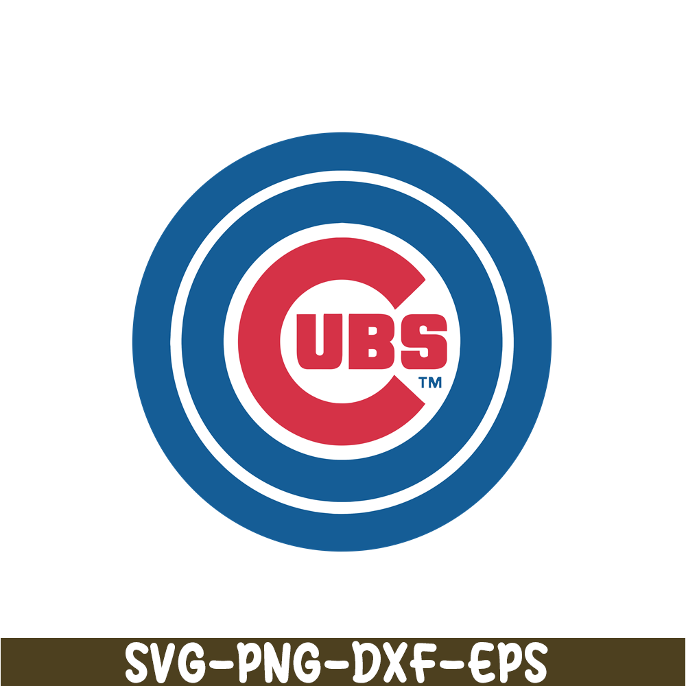 The Chicago Cubs Blue Logo SVG PNG DXF EPS AI, Major League | Inspire ...