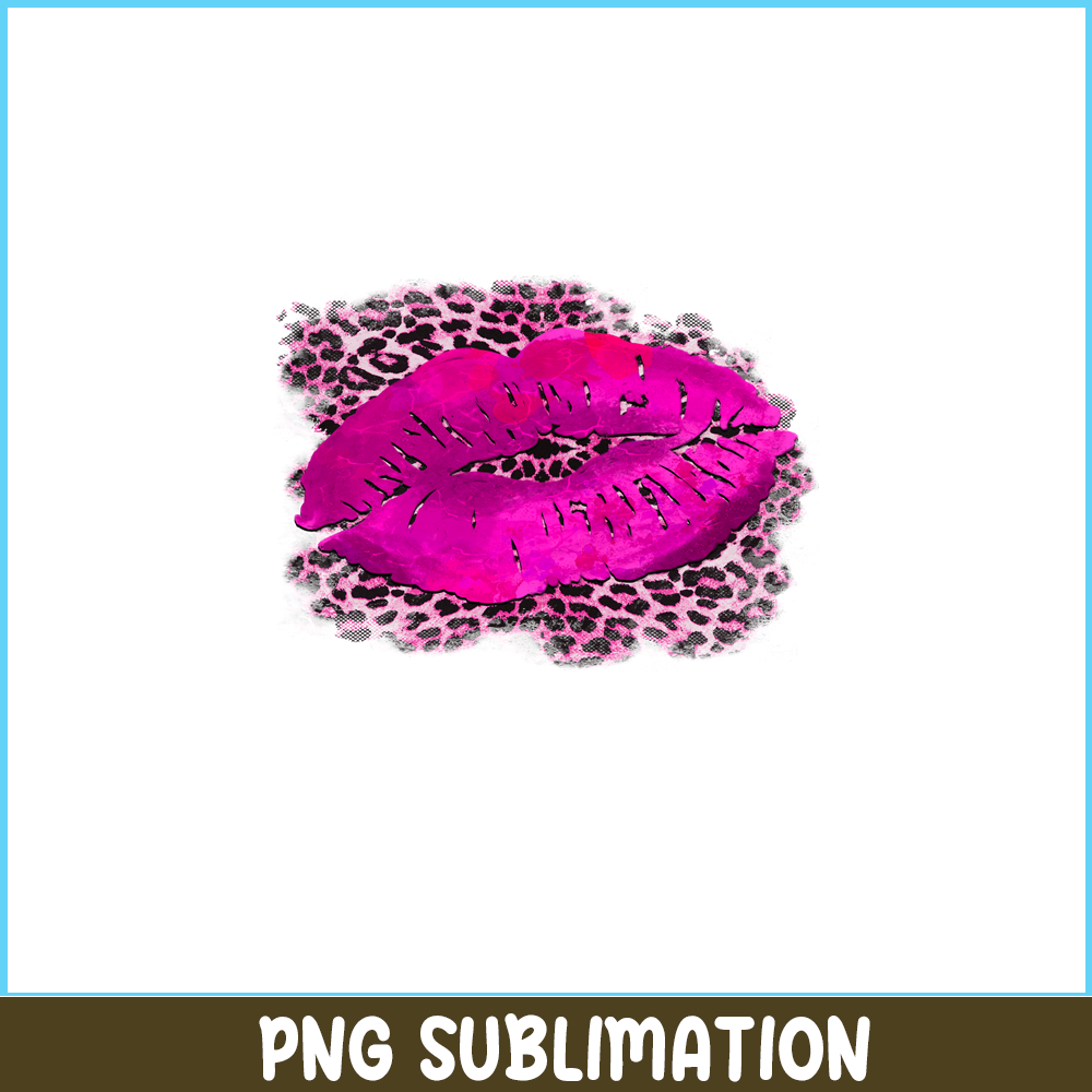Pink Leopard Lips PNG, Lovely Valentine PNG, Valentine Holid | Inspire ...