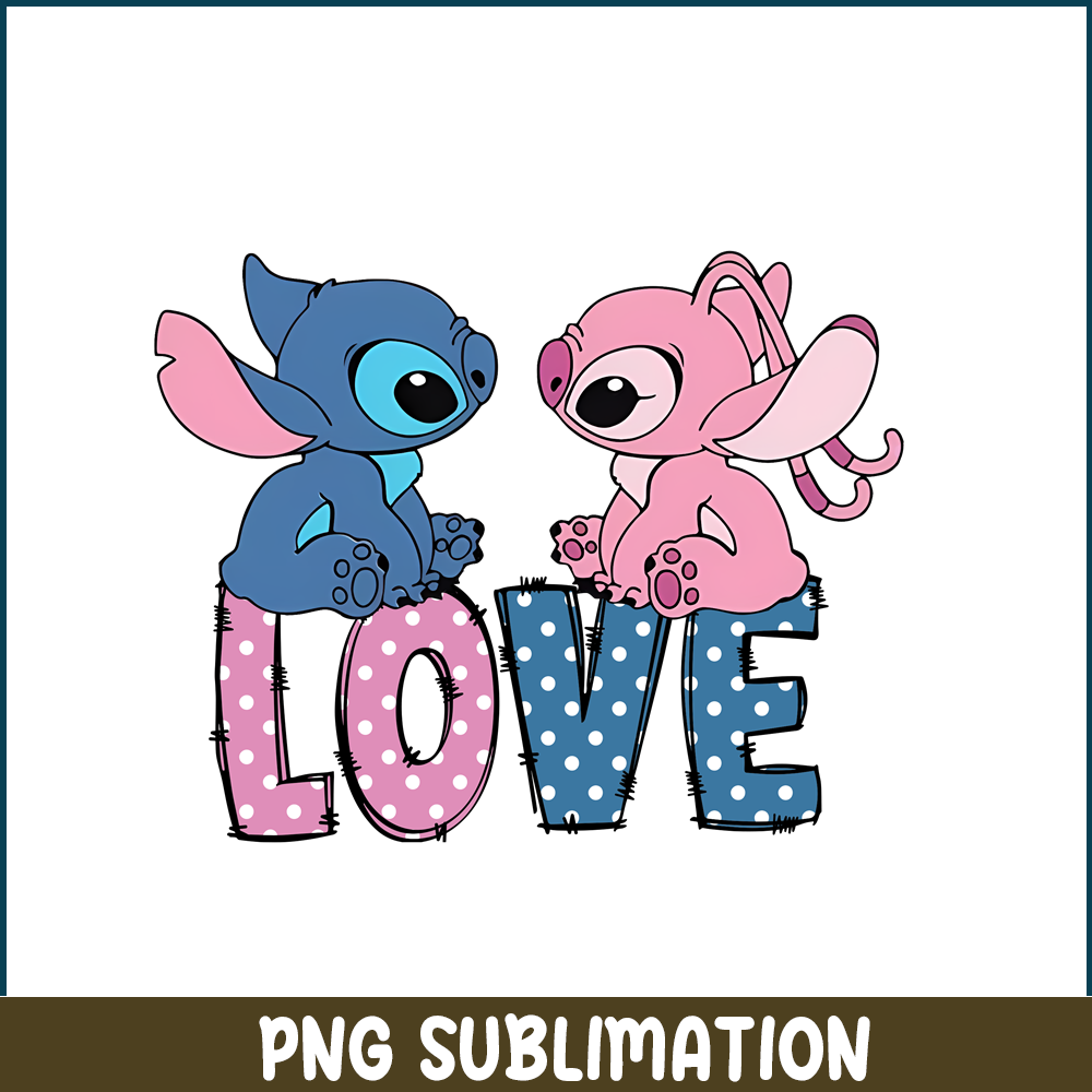 Love Stitch PNG | Inspire Uplift