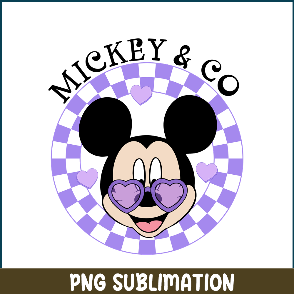 Purple Mickey And Co PNg | Inspire Uplift