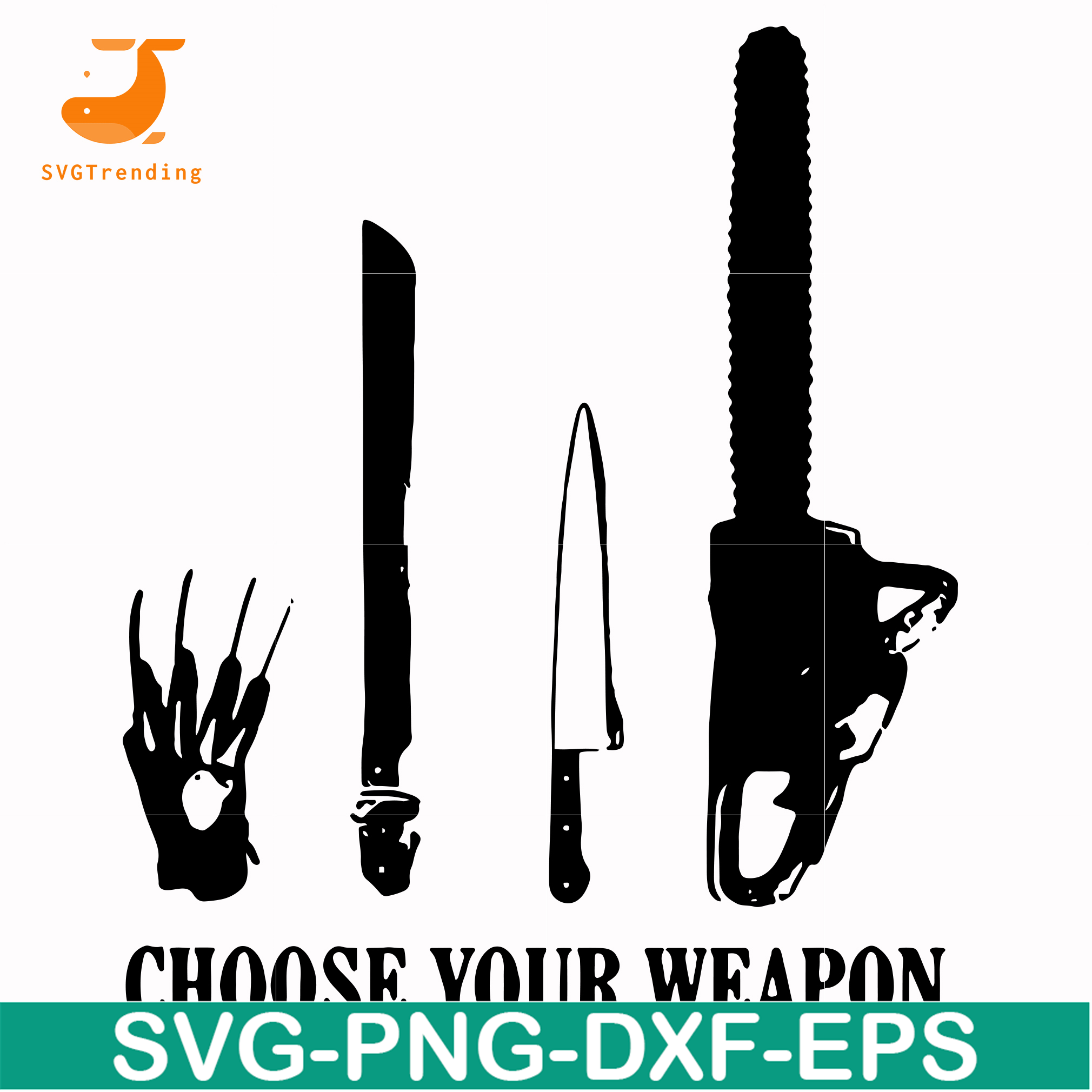 choose your weapon svg, png, dxf, eps digital file HLW0110 - Inspire Uplift