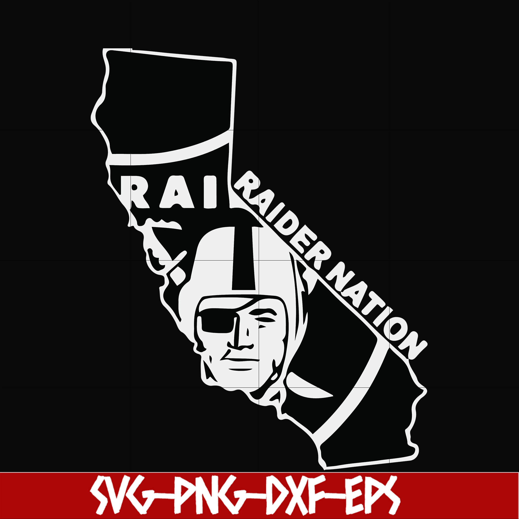 Raider nation, svg, png, dxf, eps file NFL0000190 | Inspire Uplift