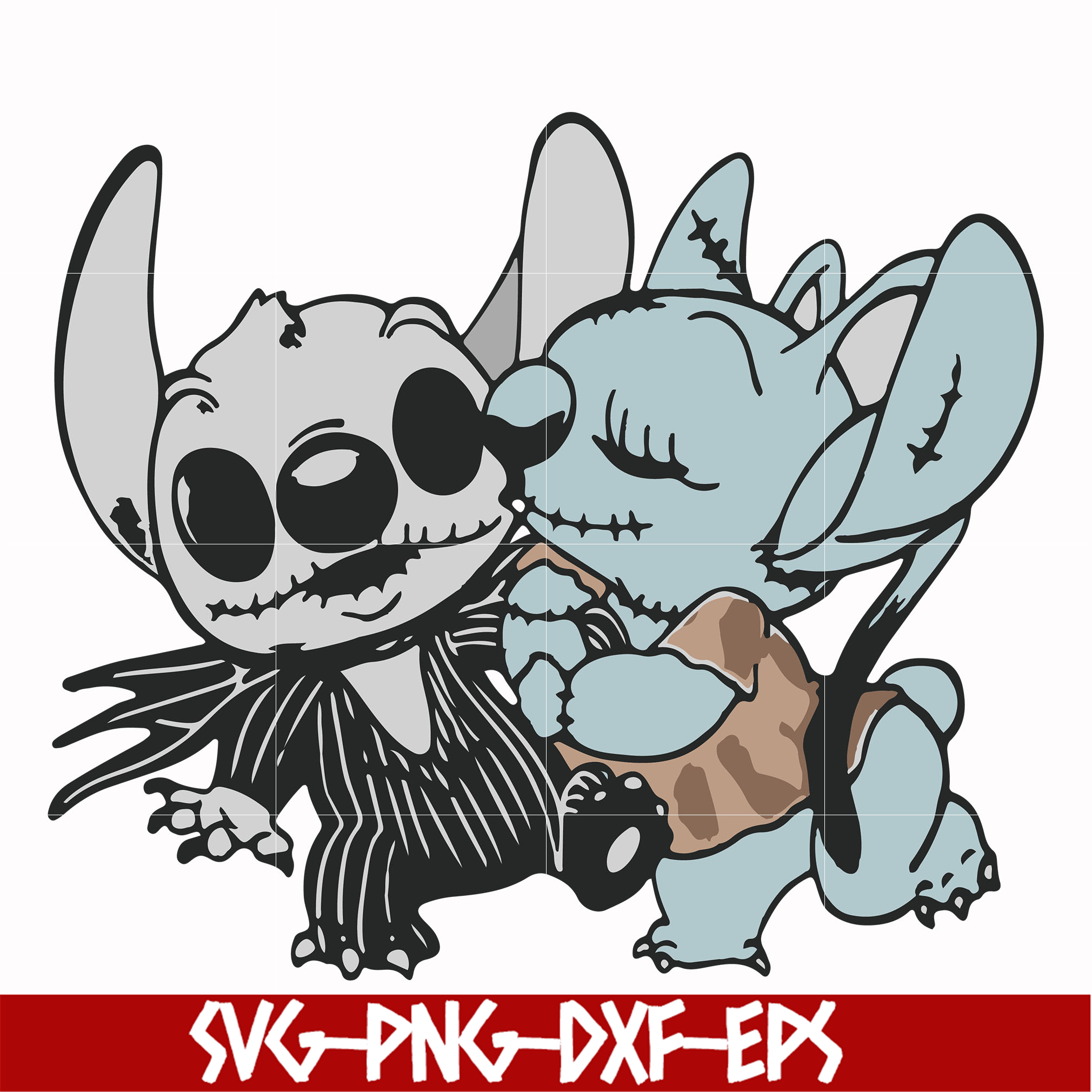 Stitch and Angel Jack Skellington The Nightmare Before Chris | Inspire ...