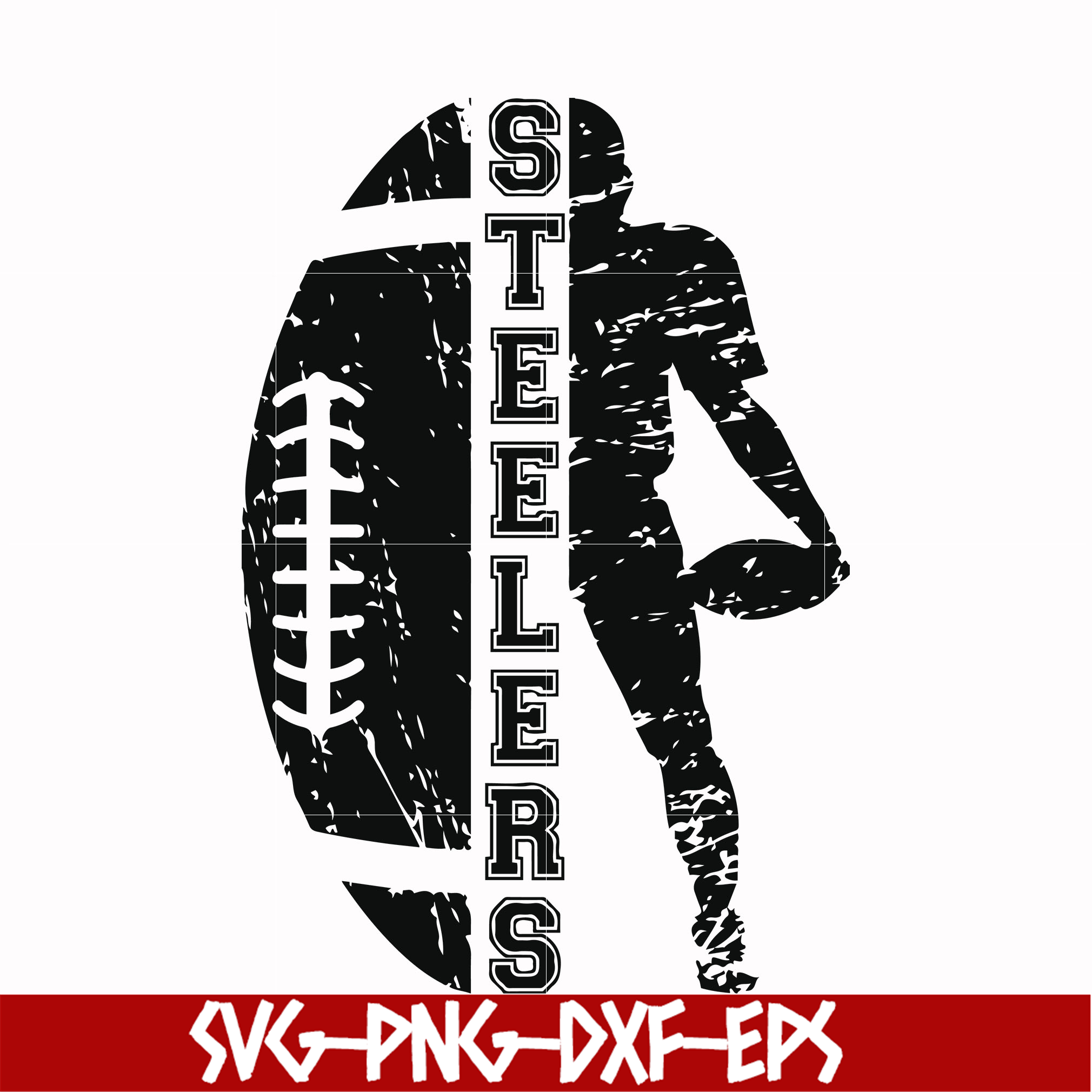 Steelers ball, svg, png, dxf, eps file NFL0000165 - Inspire Uplift
