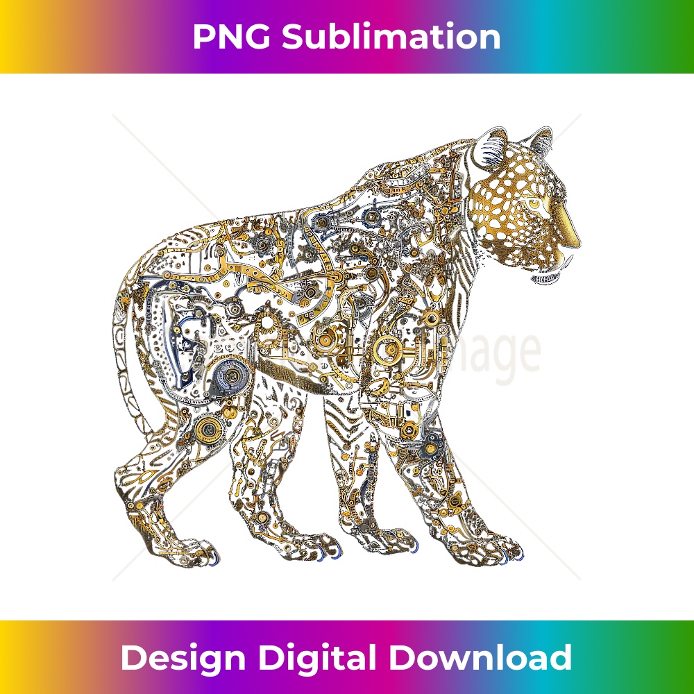 Leopard Fantasy Art - Animal Robot Leopard - Sublimation-Opt | Inspire ...