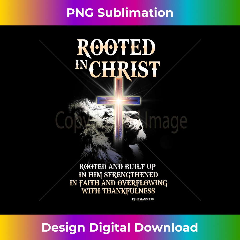 Rooted In Christ Jesus Cross Pray Bible Verse Chris - Innova - Inspire ...