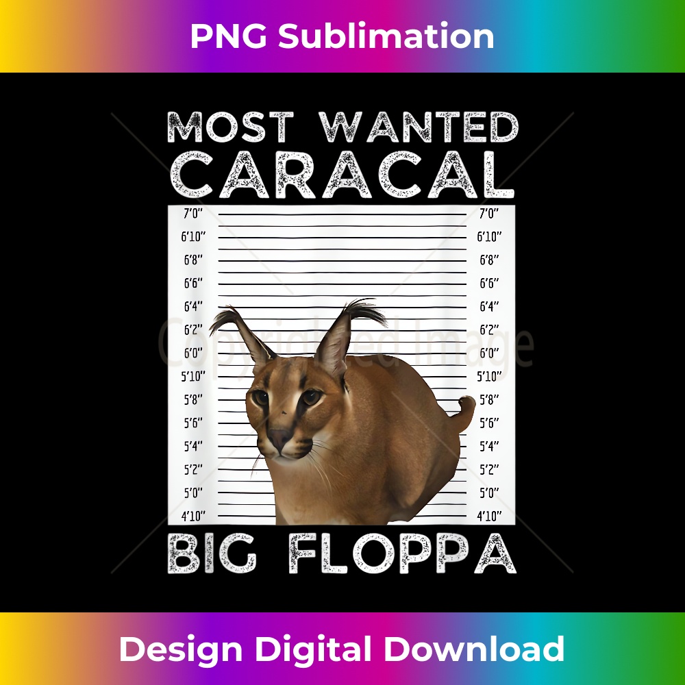Big Floppa Wanted Caracal Funny Cat Meme - Vibrant Sublimati - Inspire ...