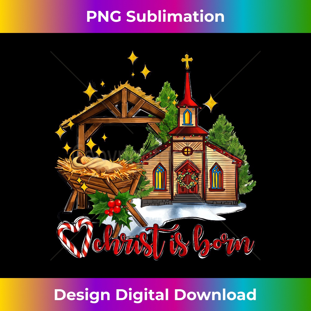 The Church Christ Is Born Baby Jesus Religious Nativity PJs | Inspire ...