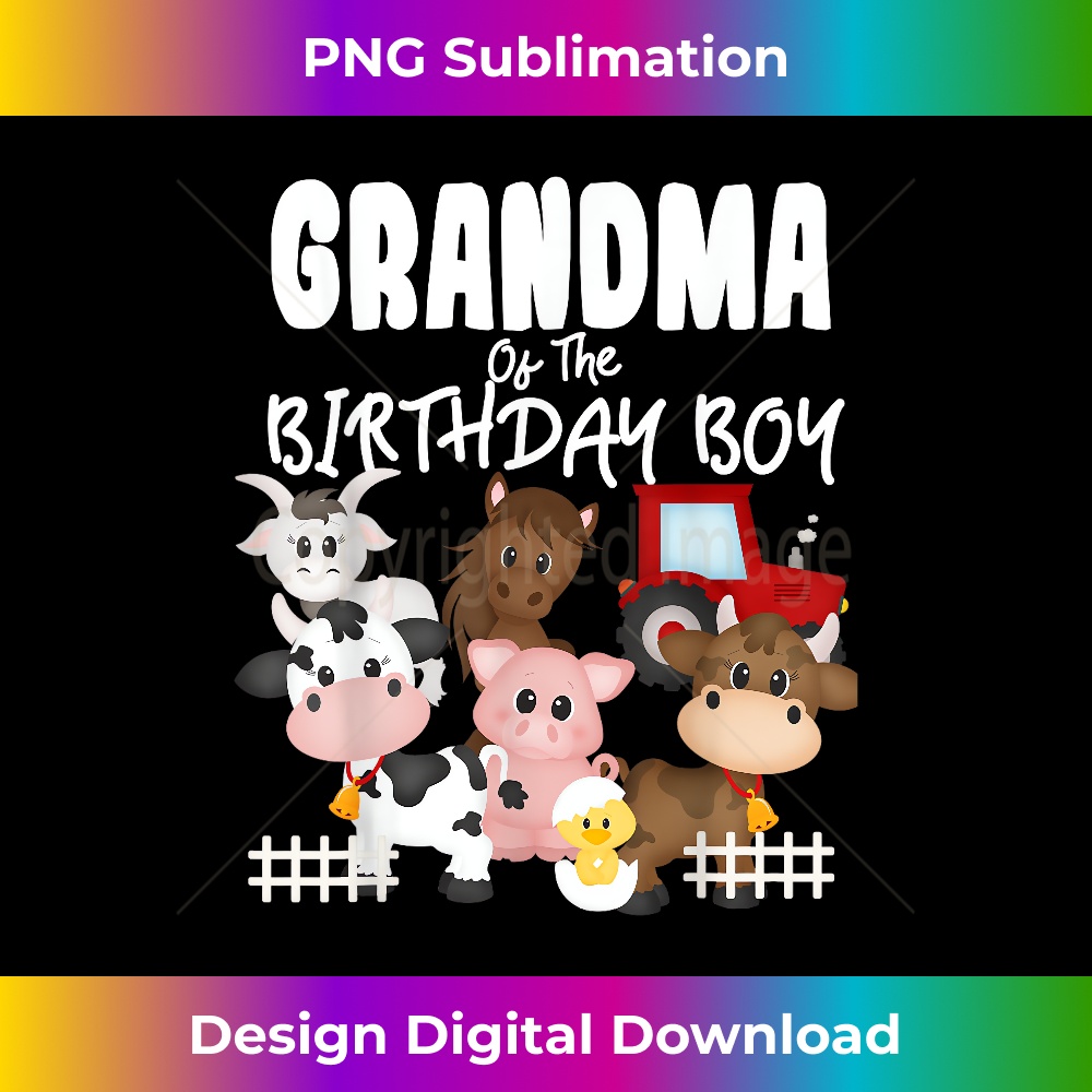 Farm Animals Barnyard Farm House Grandma Of The Birthday Boy | Inspire ...