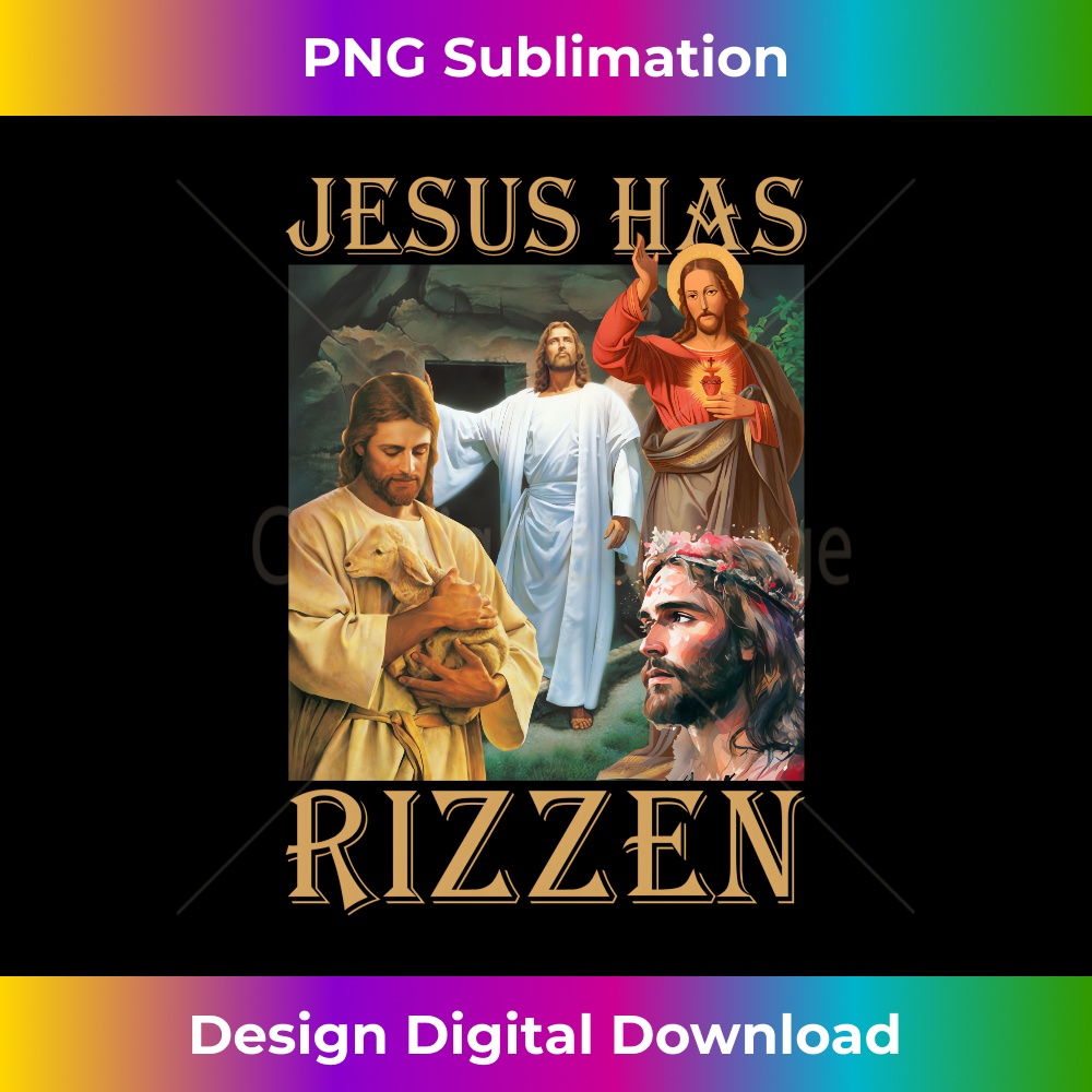 Jesus Has Rizzen Christian Bible Faith Cross Long Slee - Tim - Inspire ...