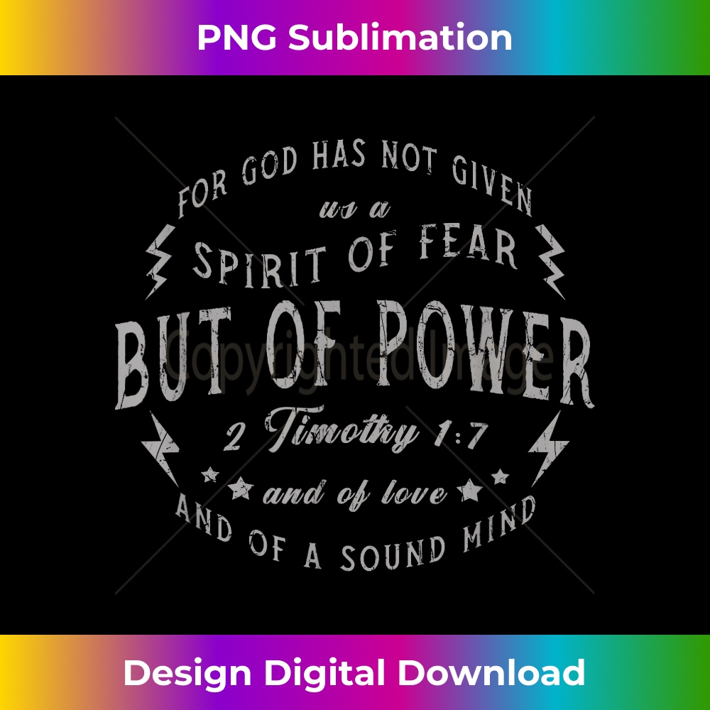2 Timothy 17 Mens Christian T-, Spirit Of P - Deluxe PNG Sub - Inspire ...