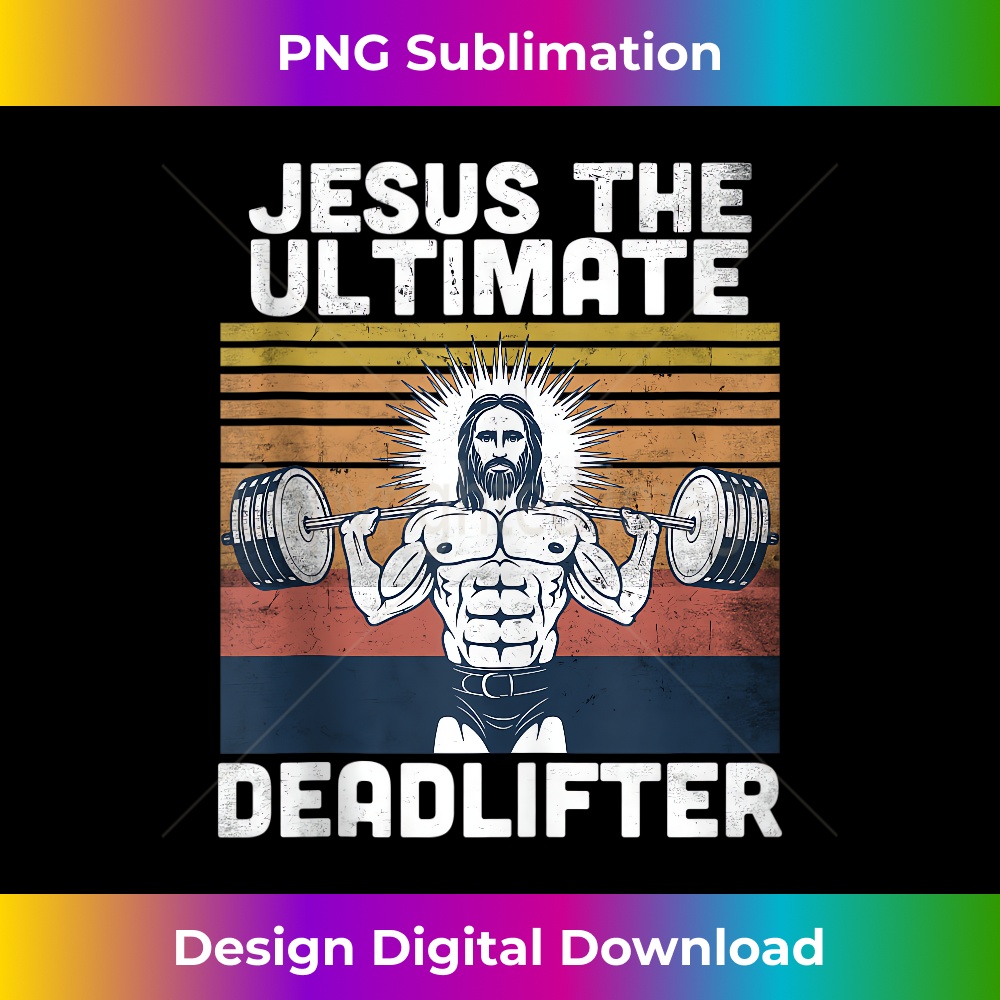 Mens Jesus The Ultimate Deadlifter Fitness Vintage - Jesus G - Inspire ...