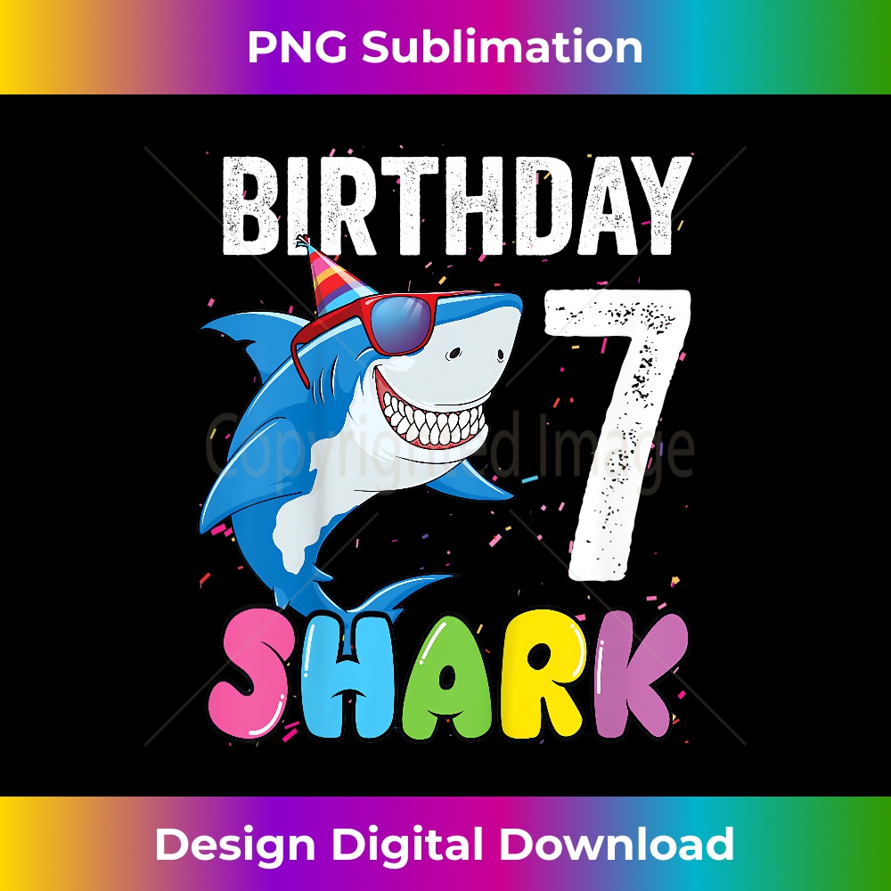 Kids 7th Birthday Shark JawSome Seven Year Old Kids - Innova | Inspire ...