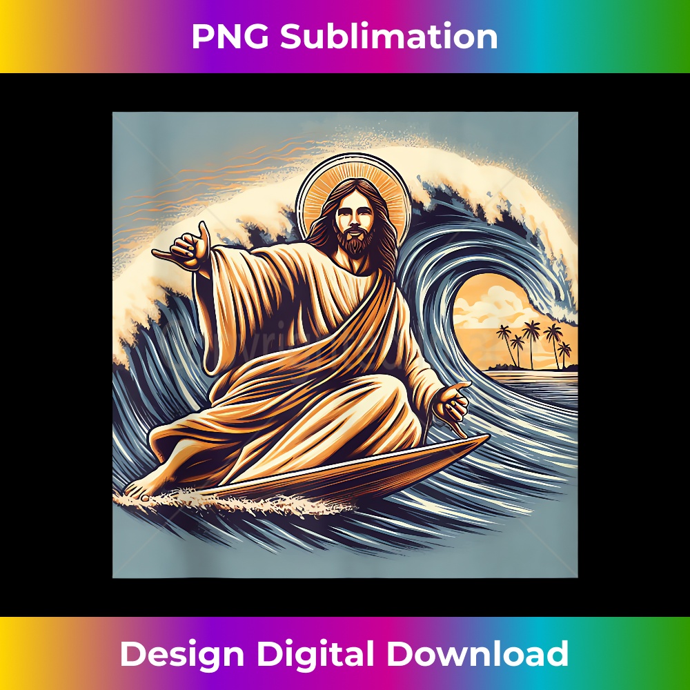 Jesus Surfing with two Double Shaka! - Style Tank T - Urban - Inspire ...