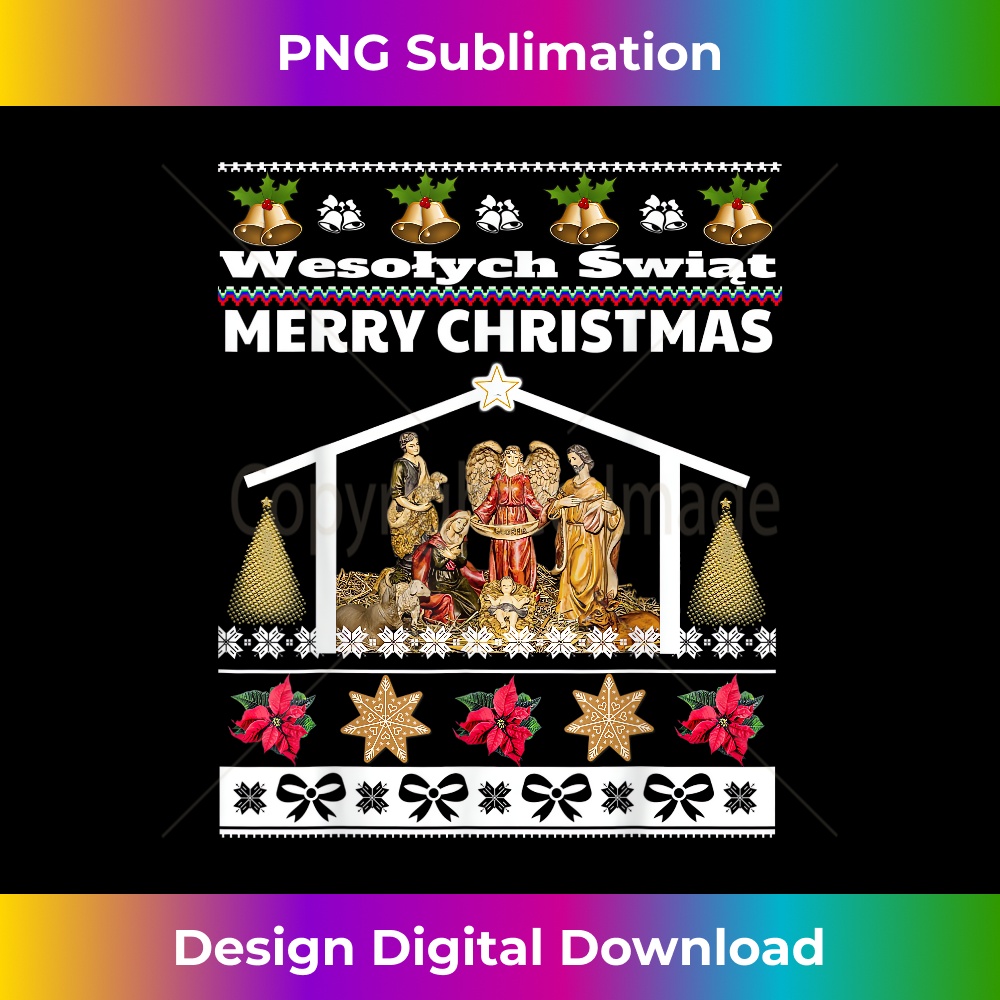 Polish Christmas Wesolych Swiat Jesus Born Bethlehem Mang - | Inspire ...