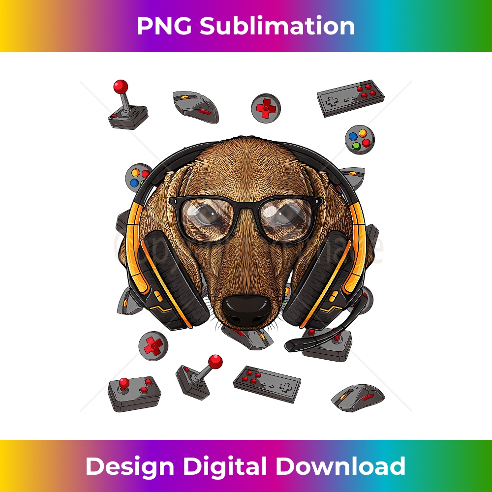 Gamer Dachshund Gaming Dog Video Game Player Boys Kids - Sop | Inspire ...