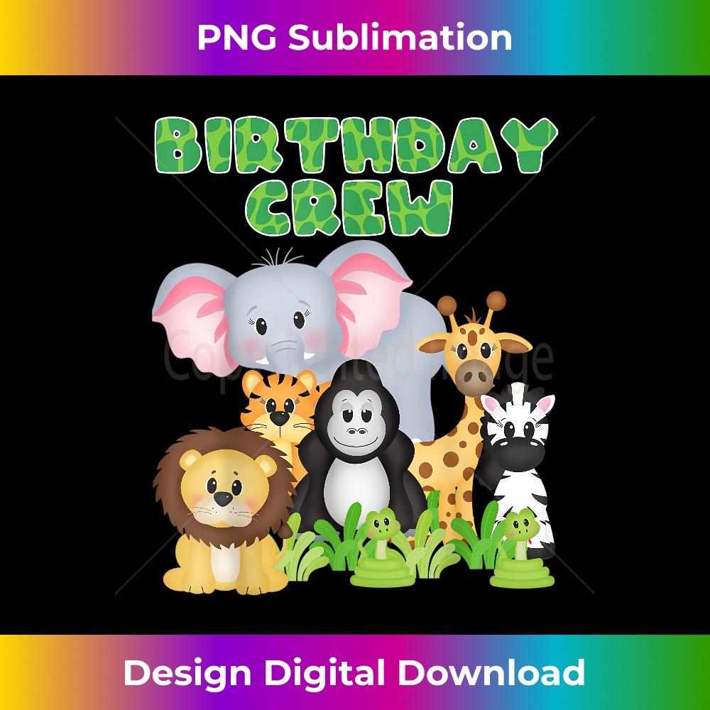 Birthday Crew Zoo Safari Jungle Animals Birthday Party - Lux - Inspire ...