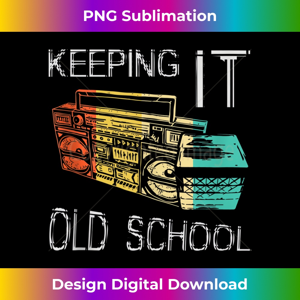 Keeping It Old School - Retro Boombox 80s 90s Hip Hop Music - Inspire ...