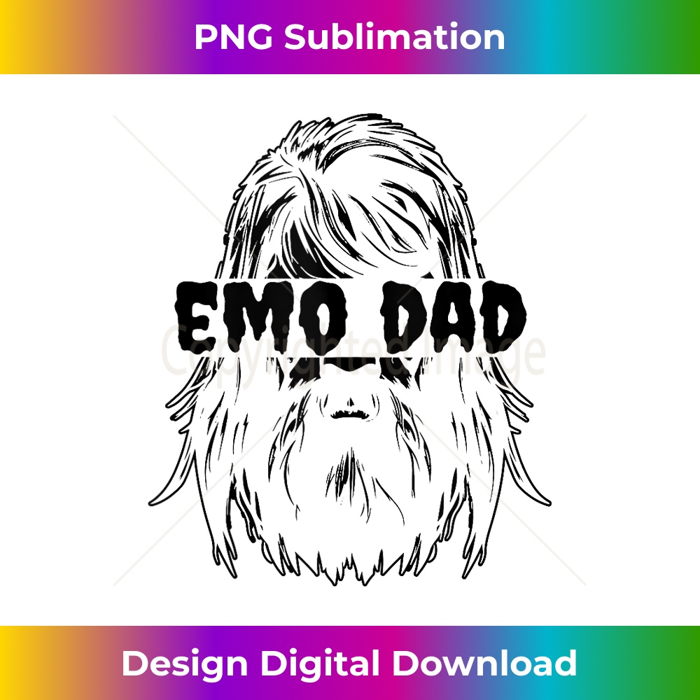 Emo Dad Father 2000s Gothic - Punk Rock 00's Goth Emo Dad Ta | Inspire ...