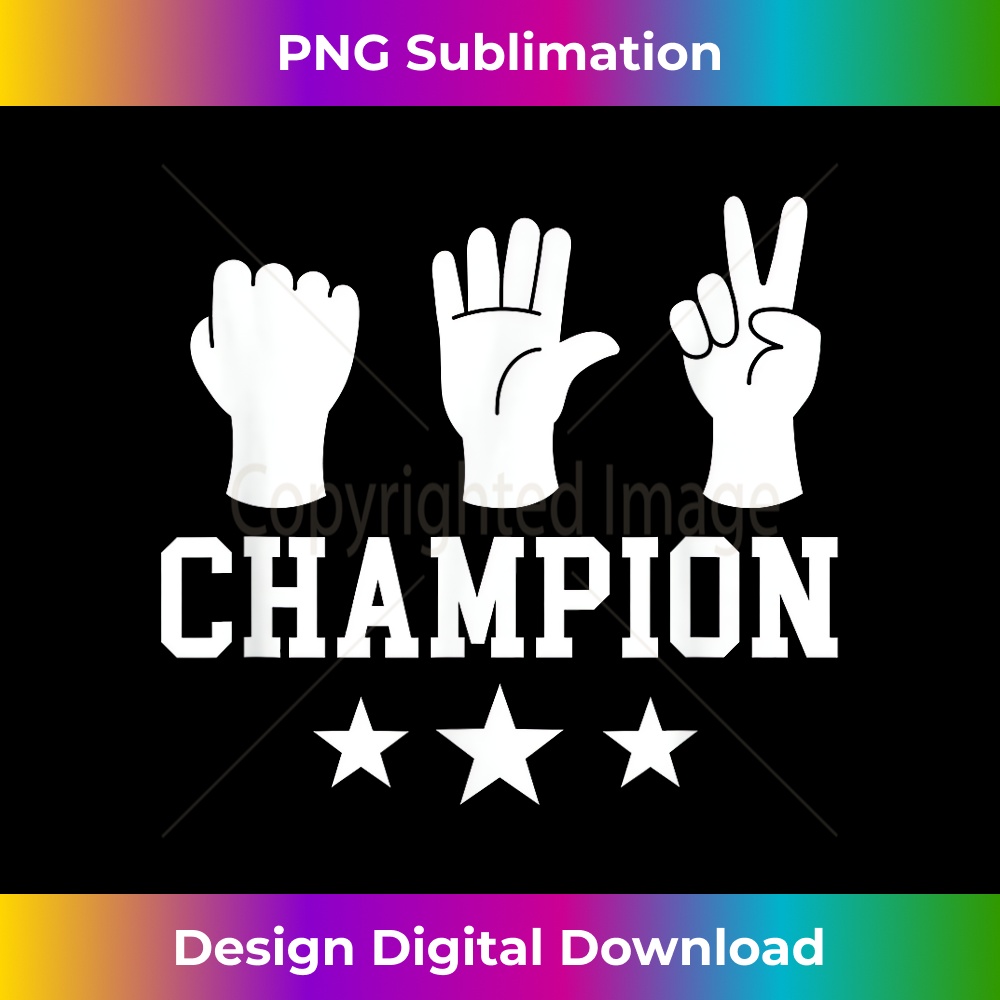 Rock Paper Scissors Champion Useless Talent Winner - Bespoke | Inspire ...