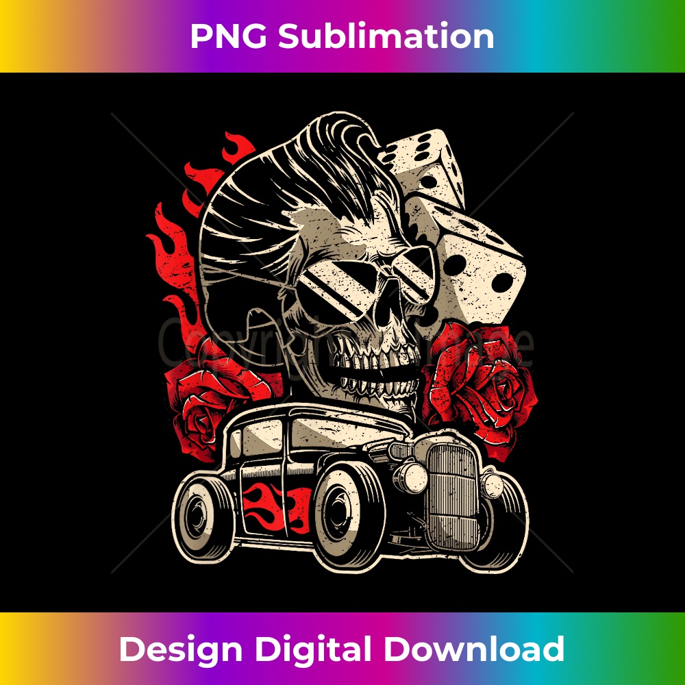 Retro Rockabilly Hot Rod Old School Classic Car - Deluxe PNG | Inspire ...