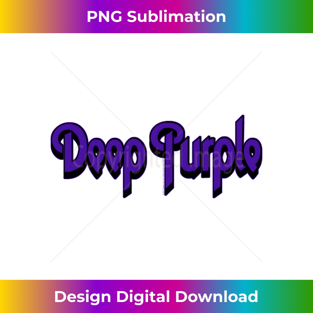 Deep Purple Outline Logo Rock Music Band Long Sleeve - Craft | Inspire ...