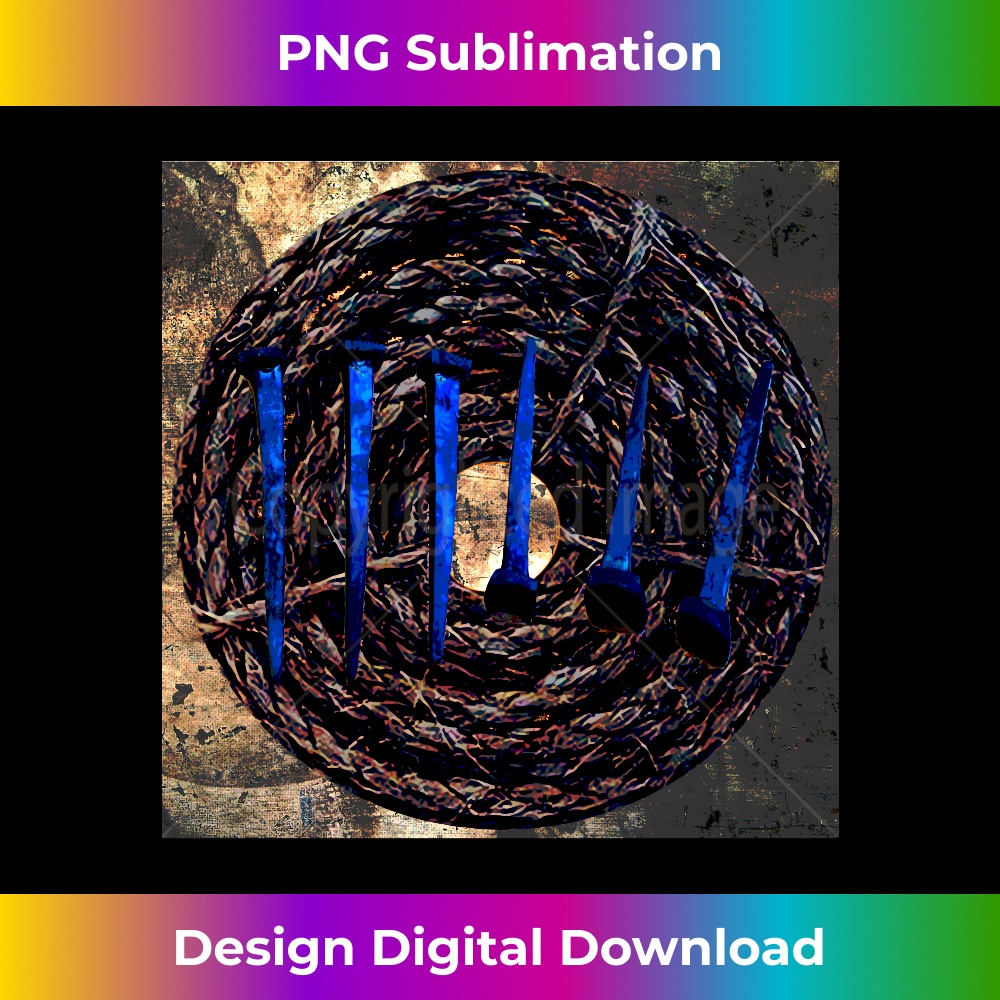 Industrial Nails Rope Coil Spiral Downward Rock Band Long Sl | Inspire ...