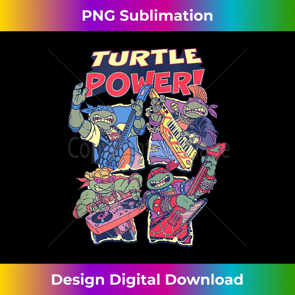Teenage Mutant Ninja Turtles 4 Rockers Turtle Power! Poster | Inspire ...