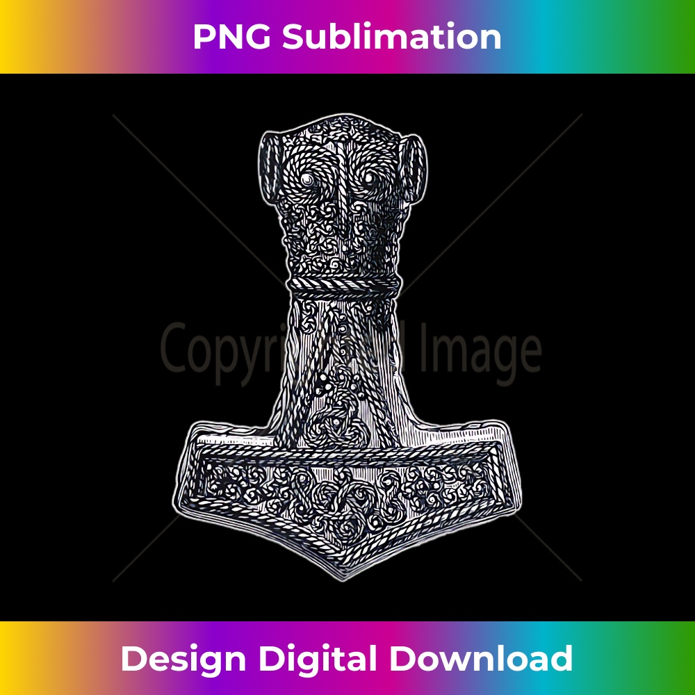 Thors Hammer Original Viking Celtic Norse Nordic Symbol Tank | Inspire ...