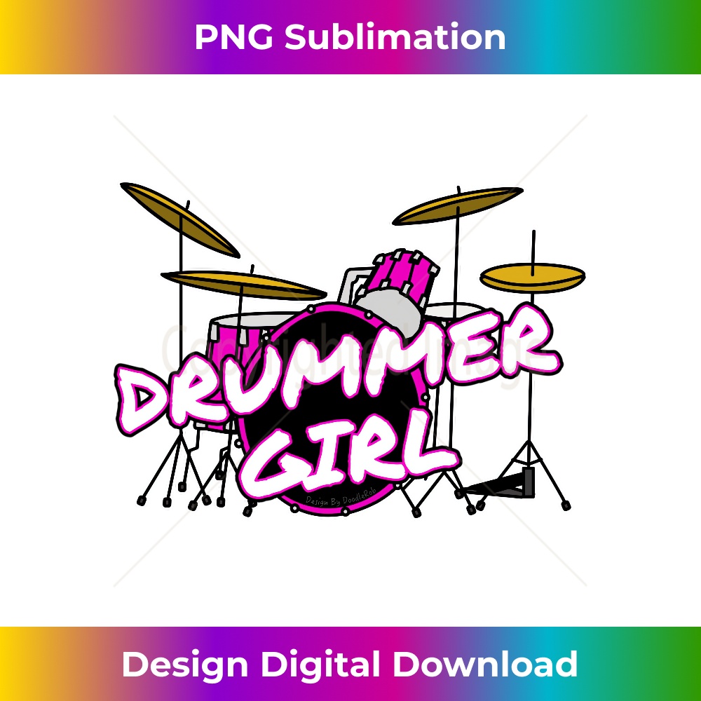 Drummer Girl Female Musician Drum Kit Band Rock Drumming Lon | Inspire ...