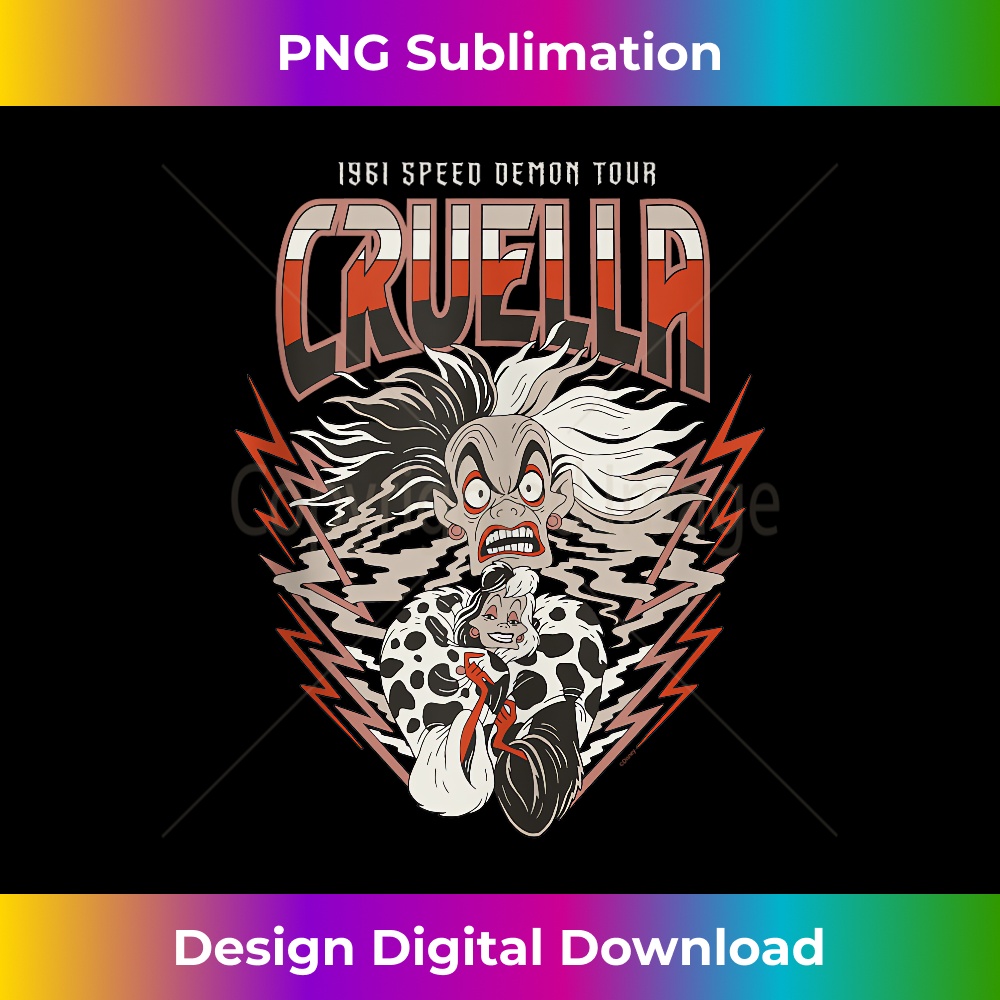 Disney Villains Cruella De Vil 1961 Speed Demon Tour Band Ta - Inspire ...