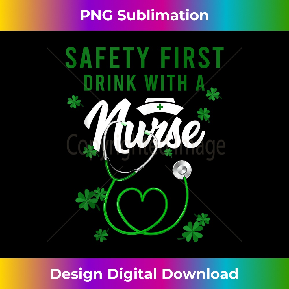 Safety First Drink With A Nurse Shamrock Saint Patrick's Day | Inspire ...