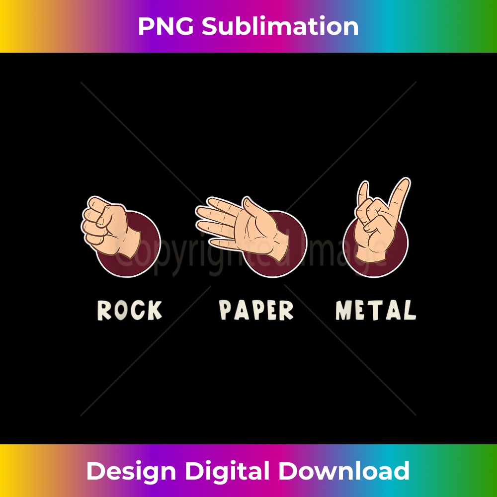 Funny Rock Paper Metal Heavy Metal Hand Sign Rock Music Love | Inspire ...