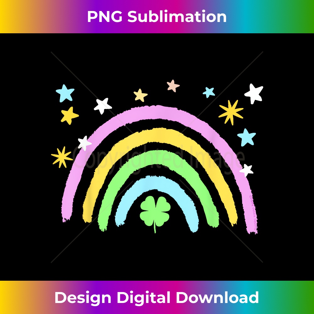 Fun Lucky Rainbow with Four Leaf Clover St. Patrick's Day - | Inspire ...
